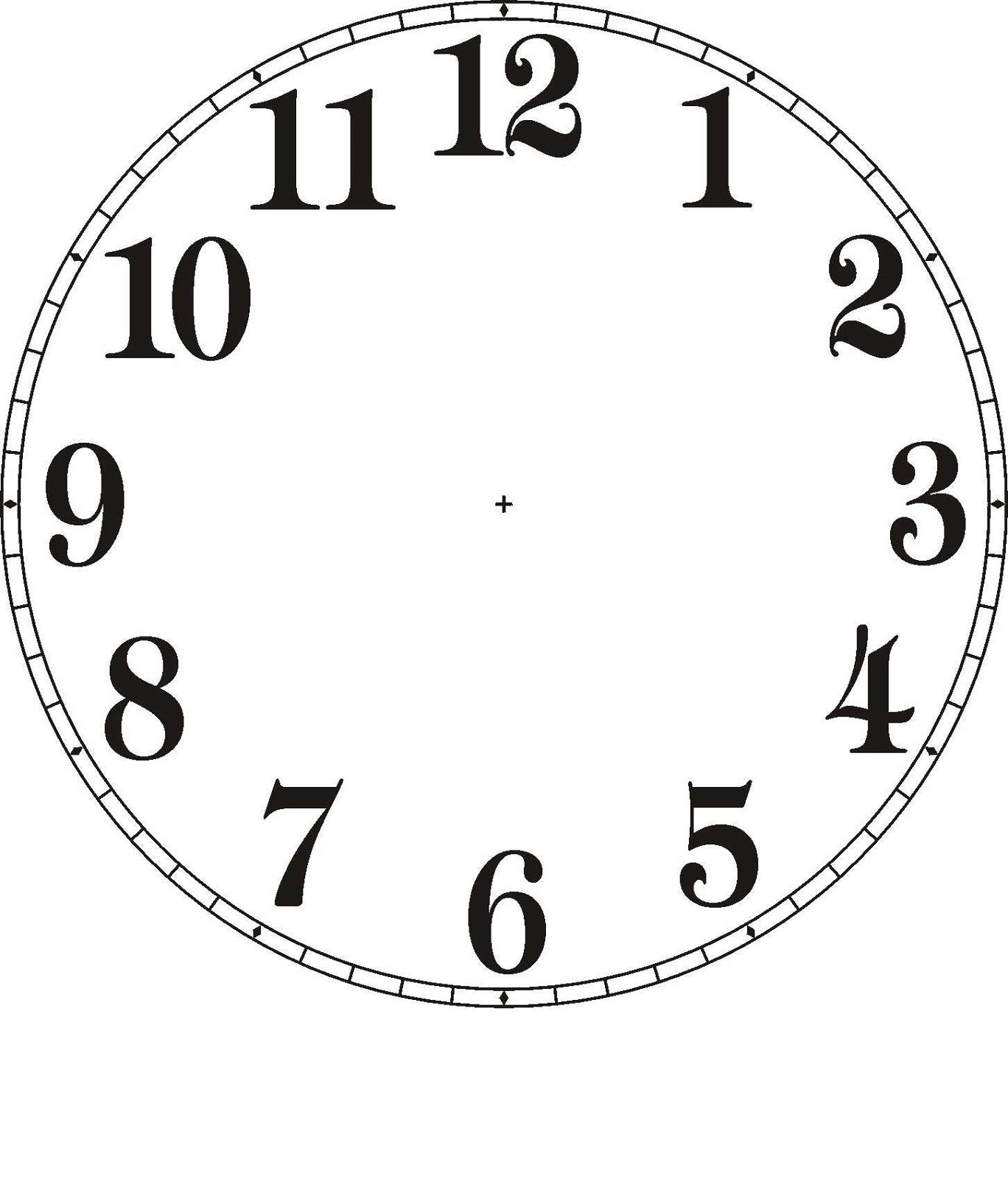 Free Printable Clock Faces Free Printable Templates Free Printable Clock Faces Free Printable Templates