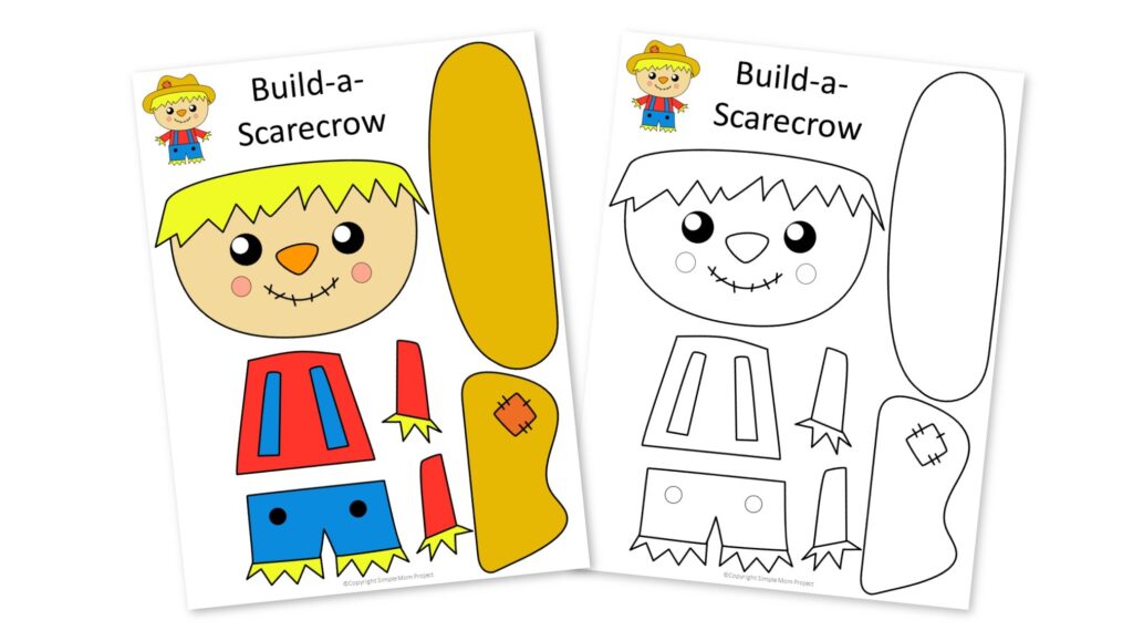 Free Printable Scarecrow Template Free Printable Templates